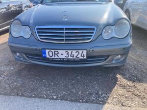 Grey Mercedes-Benz C 200 2005 in Riga, with an engine capacity of 2.20 L and mileage of 0 thousand km for 2300 €, photo 3 on AUTOMOTO.COM.LV