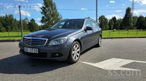 Grey Mercedes-Benz C 200 2008 in Riga, with an engine capacity of 1.80 L and mileage of 289 thousand km for 4650 €, photo  on AUTOMOTO.COM.LV