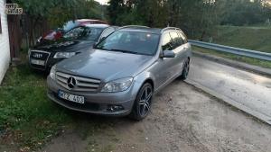 Grey Mercedes-Benz C 200 2009 in Vilnius, with an engine capacity of 2.10 L and mileage of 338 thousand km for 4200 €, photo 11 on AUTOMOTO.COM.LV
