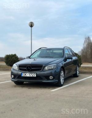 Grey Mercedes-Benz C 200 2009 in Rezekne, with an engine capacity of 2.00 L and mileage of 365 thousand km for 4350 €, photo  on AUTOMOTO.COM.LV