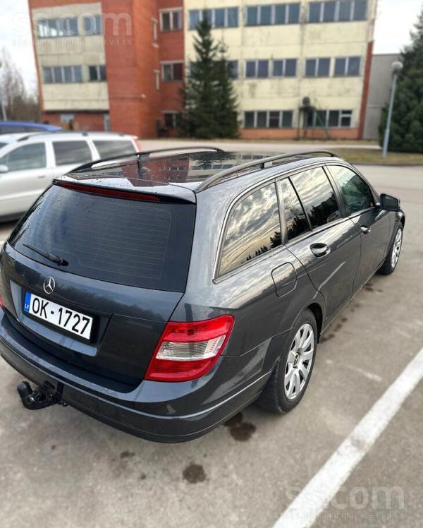 Grey Mercedes-Benz C 200 2009 in Rezekne, with an engine capacity of 2.00 L and mileage of 365 thousand km for 4350 €, photo 4 on AUTOMOTO.COM.LV