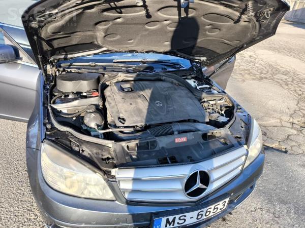 Pelēks Mercedes-Benz C 200 2009 Rīga, ar dzinēja tilpumu 2.20 L un nobraukumu 259 tūkst. km par 2550 €, foto 10 vietnē AUTOMOTO.COM.LV