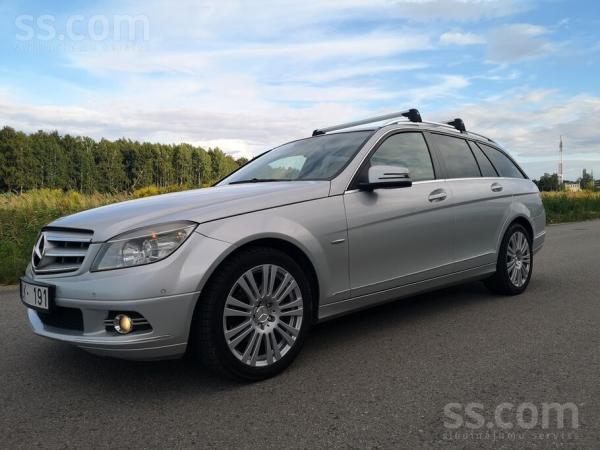 Grey Mercedes-Benz C 200 2009 in Riga, with an engine capacity of 2.20 L and mileage of 411 thousand km for 4500 €, photo 1 on AUTOMOTO.COM.LV