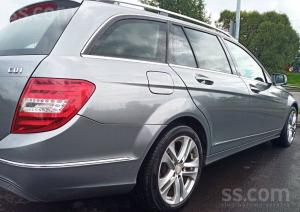 Grey Mercedes-Benz C 200 2011 in Daugavpils, with an engine capacity of 2.10 L and mileage of 0 thousand km for 5650 €, photo 6 on AUTOMOTO.COM.LV