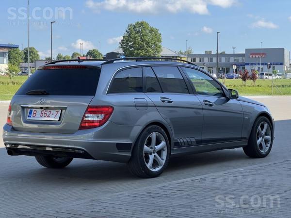 Grey Mercedes-Benz C 200 2012 in Rezekne, with an engine capacity of 2.00 L and mileage of 338 thousand km for 6200 €, photo 5 on AUTOMOTO.COM.LV