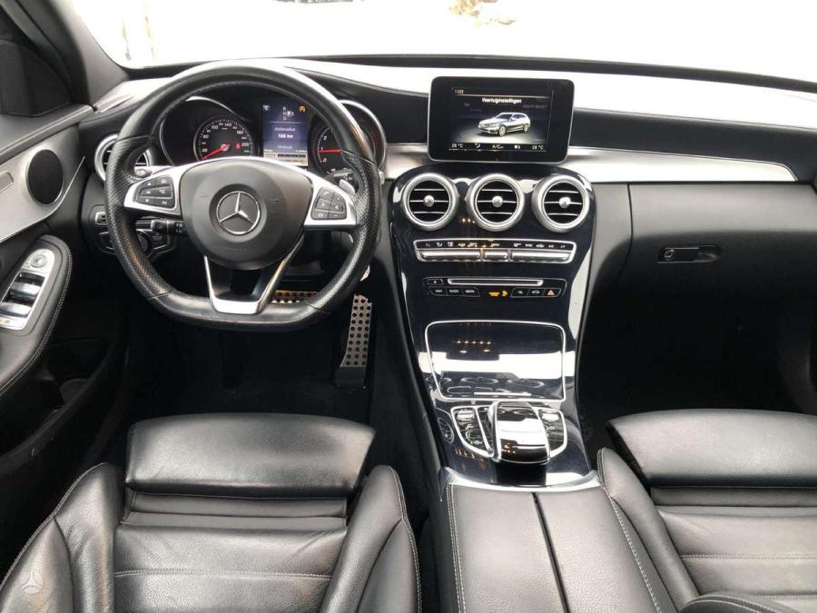 Pelēks Mercedes-Benz C 200 2015 Viļņa, ar dzinēja tilpumu 2.00 L un nobraukumu 260 tūkst. km par 12700 €, foto 13 vietnē AUTOMOTO.COM.LV