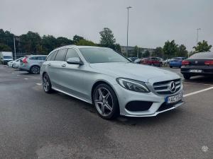 Grey Mercedes-Benz C 200 2016 in Vilnius, with an engine capacity of 1.60 L and mileage of 212 thousand km for 9999 €, photo  on AUTOMOTO.COM.LV
