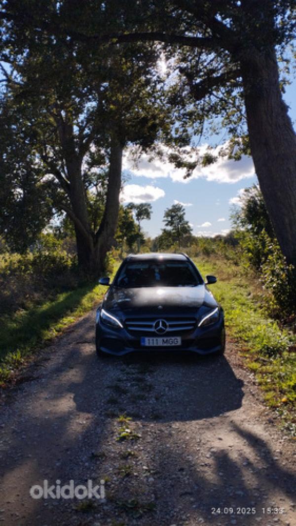 Grey Mercedes-Benz C 200 2016 in Tallinn, with an engine capacity of 2.00 L and mileage of 335 thousand km for 10555 €, photo 5 on AUTOMOTO.COM.LV