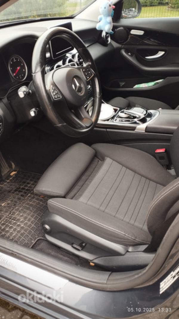 Grey Mercedes-Benz C 200 2016 in Tallinn, with an engine capacity of 2.00 L and mileage of 335 thousand km for 10555 €, photo 8 on AUTOMOTO.COM.LV