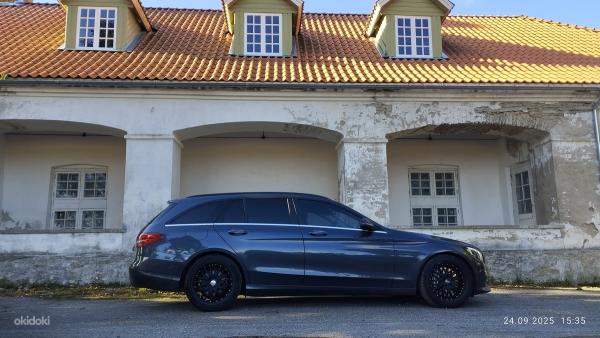 Grey Mercedes-Benz C 200 2016 in Tallinn, with an engine capacity of 2.00 L and mileage of 335 thousand km for 10555 €, photo 10 on AUTOMOTO.COM.LV