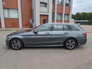 Grey Mercedes-Benz C 200 2017 in Alytus, with an engine capacity of 2.14 L and mileage of 289 thousand km for 11350 €, photo 3 on AUTOMOTO.COM.LV