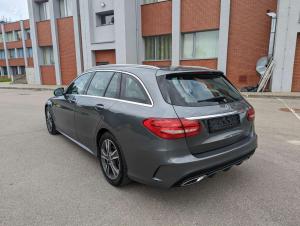 Grey Mercedes-Benz C 200 2017 in Alytus, with an engine capacity of 2.14 L and mileage of 289 thousand km for 11350 €, photo 4 on AUTOMOTO.COM.LV