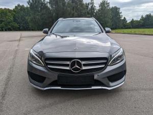 Grey Mercedes-Benz C 200 2017 in Alytus, with an engine capacity of 2.14 L and mileage of 289 thousand km for 11350 €, photo 9 on AUTOMOTO.COM.LV