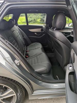 Grey Mercedes-Benz C 200 2017 in Alytus, with an engine capacity of 2.14 L and mileage of 289 thousand km for 11350 €, photo 16 on AUTOMOTO.COM.LV