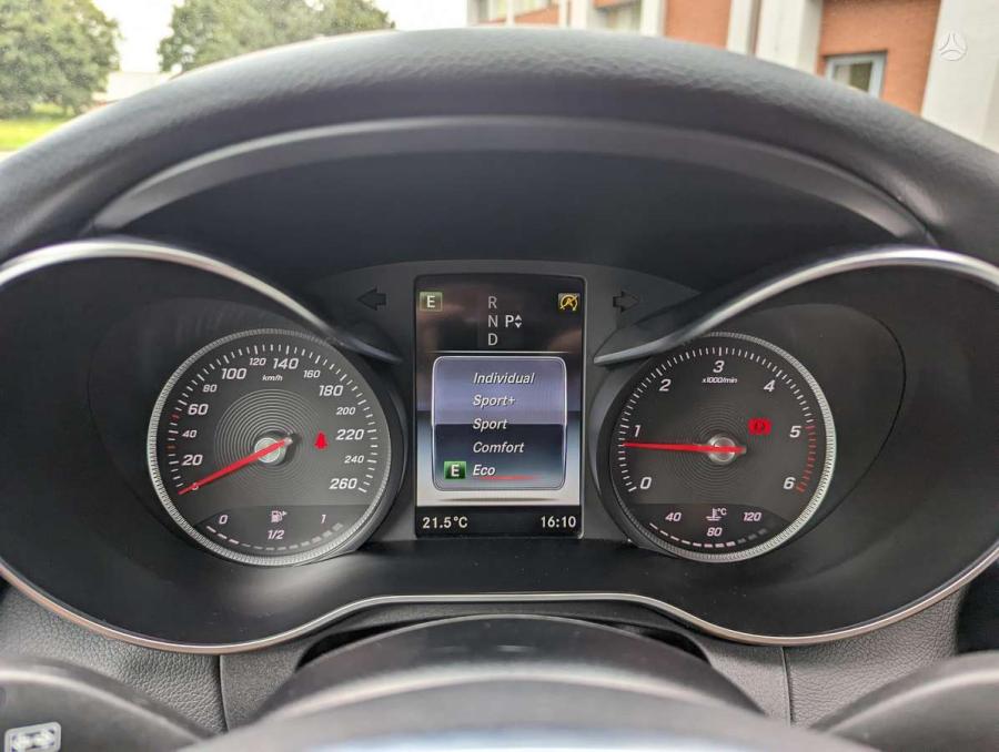 Grey Mercedes-Benz C 200 2017 in Alytus, with an engine capacity of 2.14 L and mileage of 289 thousand km for 11350 €, photo 19 on AUTOMOTO.COM.LV