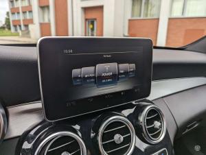 Grey Mercedes-Benz C 200 2017 in Alytus, with an engine capacity of 2.14 L and mileage of 289 thousand km for 11350 €, photo 22 on AUTOMOTO.COM.LV