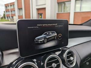 Grey Mercedes-Benz C 200 2017 in Alytus, with an engine capacity of 2.14 L and mileage of 289 thousand km for 11350 €, photo 24 on AUTOMOTO.COM.LV