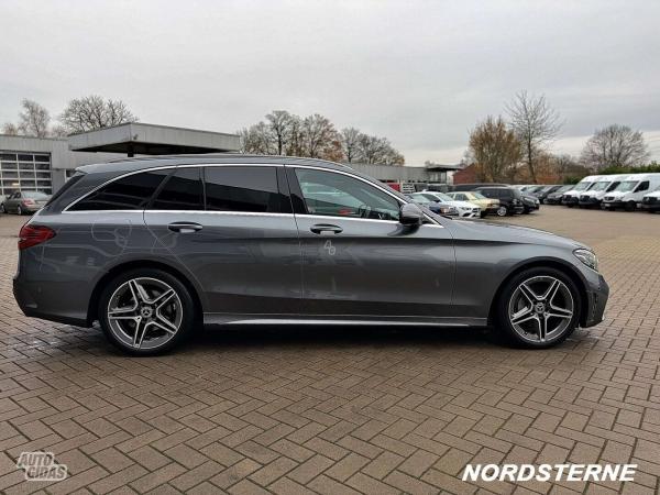 Grey Mercedes-Benz C 200 2018 in Kaunas, with an engine capacity of 1.50 L and mileage of 100 thousand km for 27435 €, photo 9 on AUTOMOTO.COM.LV