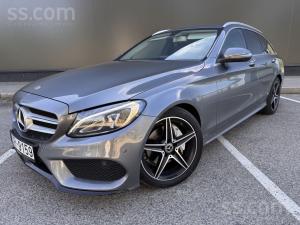 Grey Mercedes-Benz C 200 2018 in Riga, with an engine capacity of 2.20 L and mileage of 294 thousand km for 13700 €, photo  on AUTOMOTO.COM.LV