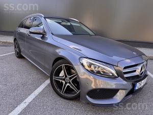 Grey Mercedes-Benz C 200 2018 in Riga, with an engine capacity of 2.20 L and mileage of 294 thousand km for 13700 €, photo 3 on AUTOMOTO.COM.LV