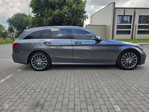Grey Mercedes-Benz C 200 2019 in Taurage, with an engine capacity of 1.95 L and mileage of 205 thousand km for 14100 €, photo 5 on AUTOMOTO.COM.LV