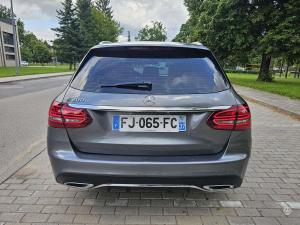 Grey Mercedes-Benz C 200 2019 in Taurage, with an engine capacity of 1.95 L and mileage of 205 thousand km for 14100 €, photo 9 on AUTOMOTO.COM.LV