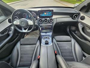 Grey Mercedes-Benz C 200 2019 in Taurage, with an engine capacity of 1.95 L and mileage of 205 thousand km for 14100 €, photo 10 on AUTOMOTO.COM.LV