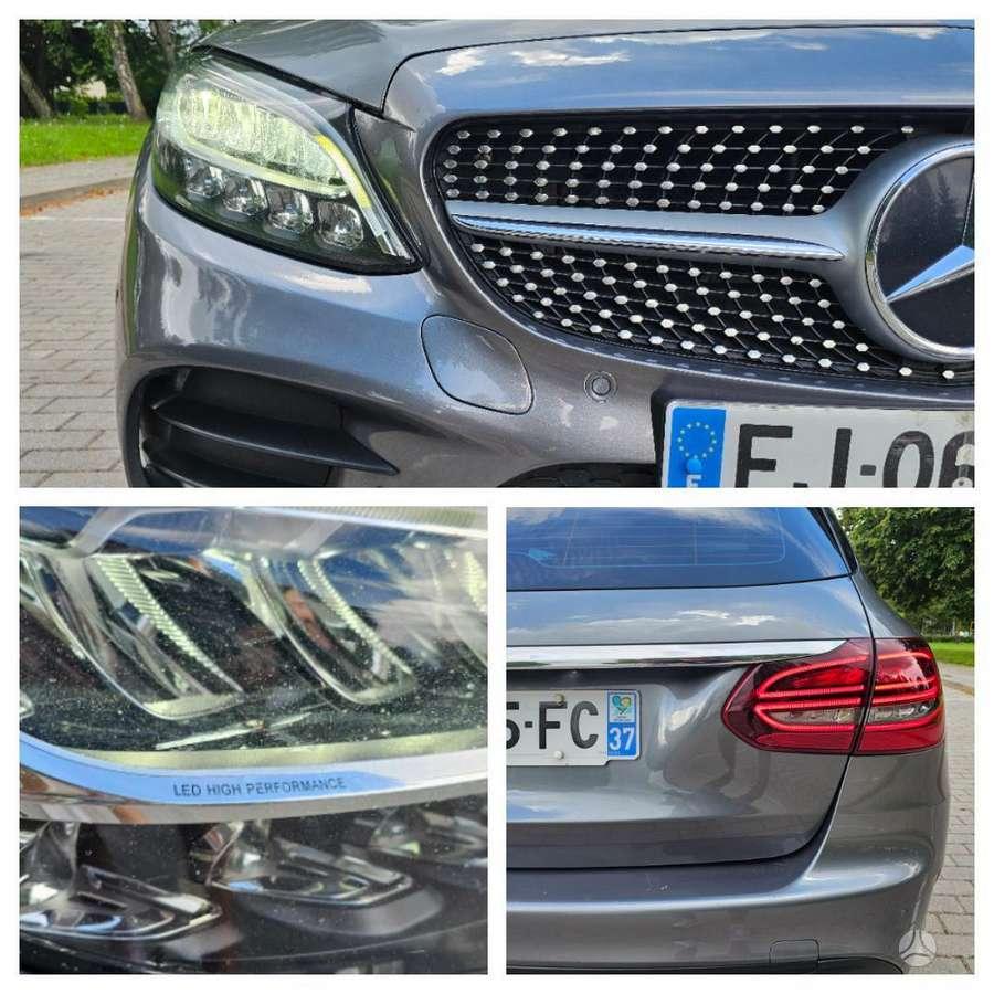 Grey Mercedes-Benz C 200 2019 in Taurage, with an engine capacity of 1.95 L and mileage of 205 thousand km for 14100 €, photo 20 on AUTOMOTO.COM.LV
