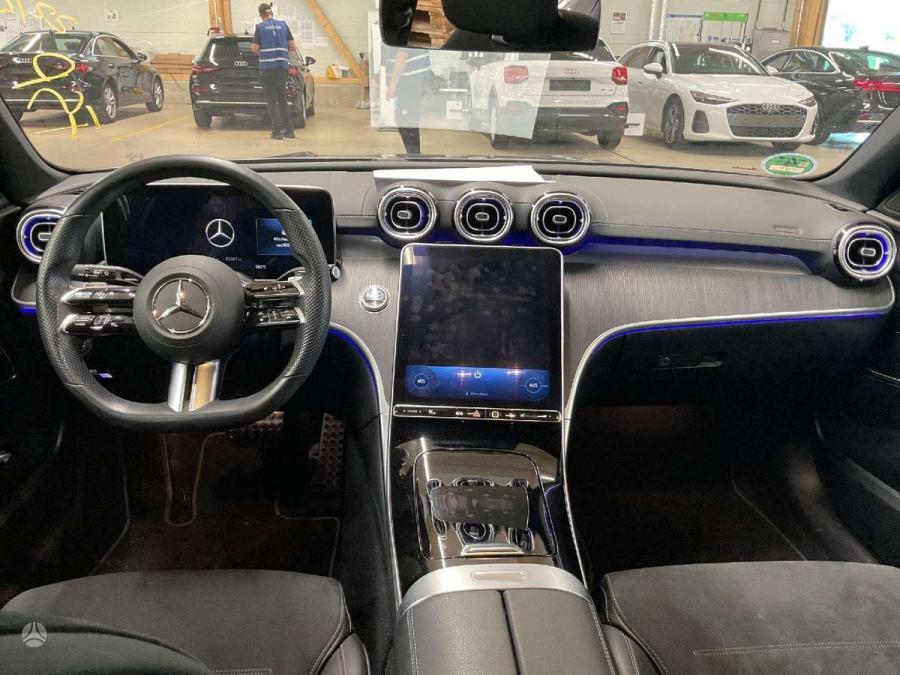 Pelēks Mercedes-Benz C 200 2022 Viļņa, ar dzinēja tilpumu 1.50 L un nobraukumu 82 tūkst. km par 30675 €, foto 10 vietnē AUTOMOTO.COM.LV