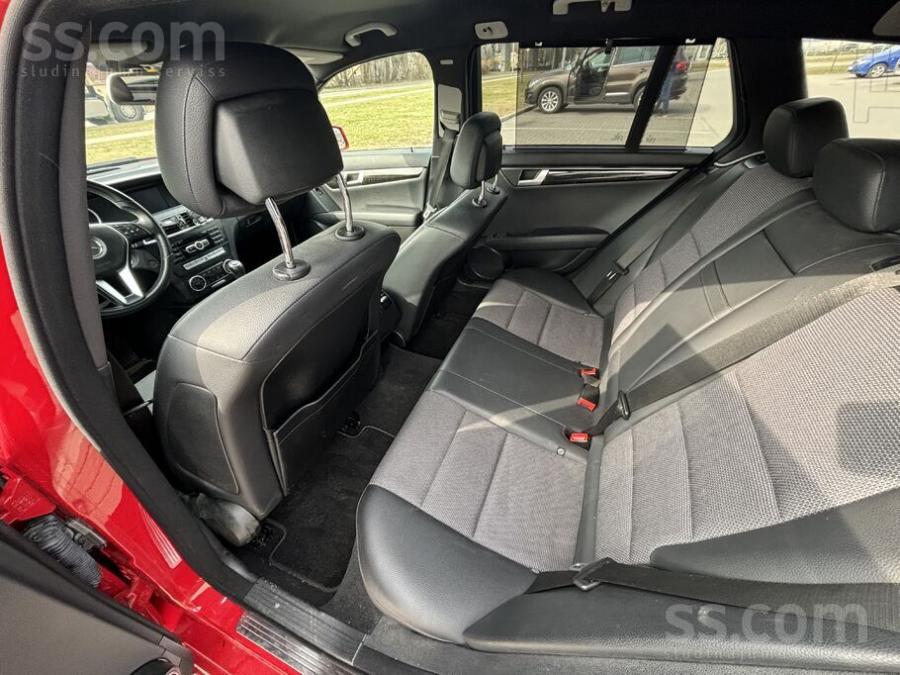 Sarkans Mercedes-Benz C 200 2013 Rīga, ar dzinēja tilpumu 2.20 L un nobraukumu 255 tūkst. km par 6200 €, foto 10 vietnē AUTOMOTO.COM.LV