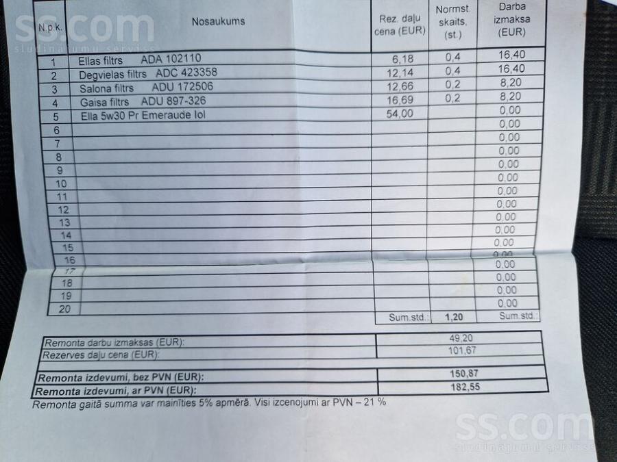 Mercedes-Benz C 200 2005 in Riga, with an engine capacity of 2.20 L and mileage of 207 thousand km for 2690 €, photo 34 on AUTOMOTO.COM.LV