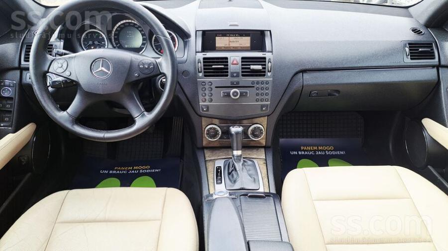 Mercedes-Benz C 200 2009 in Riga, with an engine capacity of 2.20 L and mileage of 363 thousand km for 3800 €, photo 9 on AUTOMOTO.COM.LV