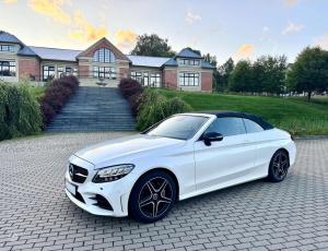 Balts Mercedes-Benz C 200 2019 Viļņa, ar dzinēja tilpumu 1.50 L un nobraukumu 42 tūkst. km par 33900 €, foto  vietnē AUTOMOTO.COM.LV