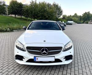 White Mercedes-Benz C 200 2019 in Vilnius, with an engine capacity of 1.50 L and mileage of 42 thousand km for 33900 €, photo 5 on AUTOMOTO.COM.LV