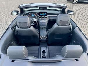 White Mercedes-Benz C 200 2019 in Vilnius, with an engine capacity of 1.50 L and mileage of 42 thousand km for 33900 €, photo 12 on AUTOMOTO.COM.LV