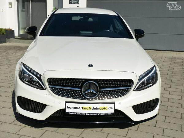 White Mercedes-Benz C 200 2018 in Kaunas, with an engine capacity of 2.00 L and mileage of 41 thousand km for 29815 €, photo 2 on AUTOMOTO.COM.LV