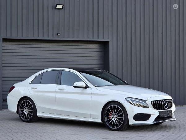 White Mercedes-Benz C 200 2015 in Kaunas, with an engine capacity of 2.00 L and mileage of 260 thousand km for 14500 €, photo 5 on AUTOMOTO.COM.LV