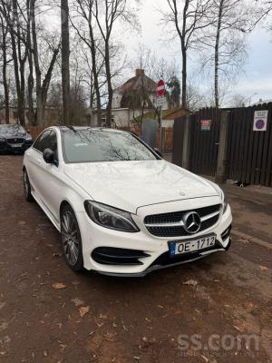 White Mercedes-Benz C 200 2015 in Dobele, with an engine capacity of 1.60 L and mileage of 0 thousand km for 11100 €, photo  on AUTOMOTO.COM.LV