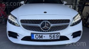 Белый Мерседес Ц 200 2019 в Рига, объемом двигателя 1.60 л и пробегом 83 тыс. км за 23850 €, фото 6 на AUTOMOTO.COM.LV