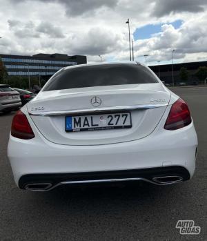 White Mercedes-Benz C 200 2021 in Kaunas, with an engine capacity of 1.50 L and mileage of 184 thousand km for 25990 €, photo 5 on AUTOMOTO.COM.LV