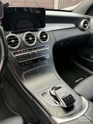 White Mercedes-Benz C 200 2021 in Kaunas, with an engine capacity of 1.50 L and mileage of 184 thousand km for 25990 €, photo 9 on AUTOMOTO.COM.LV
