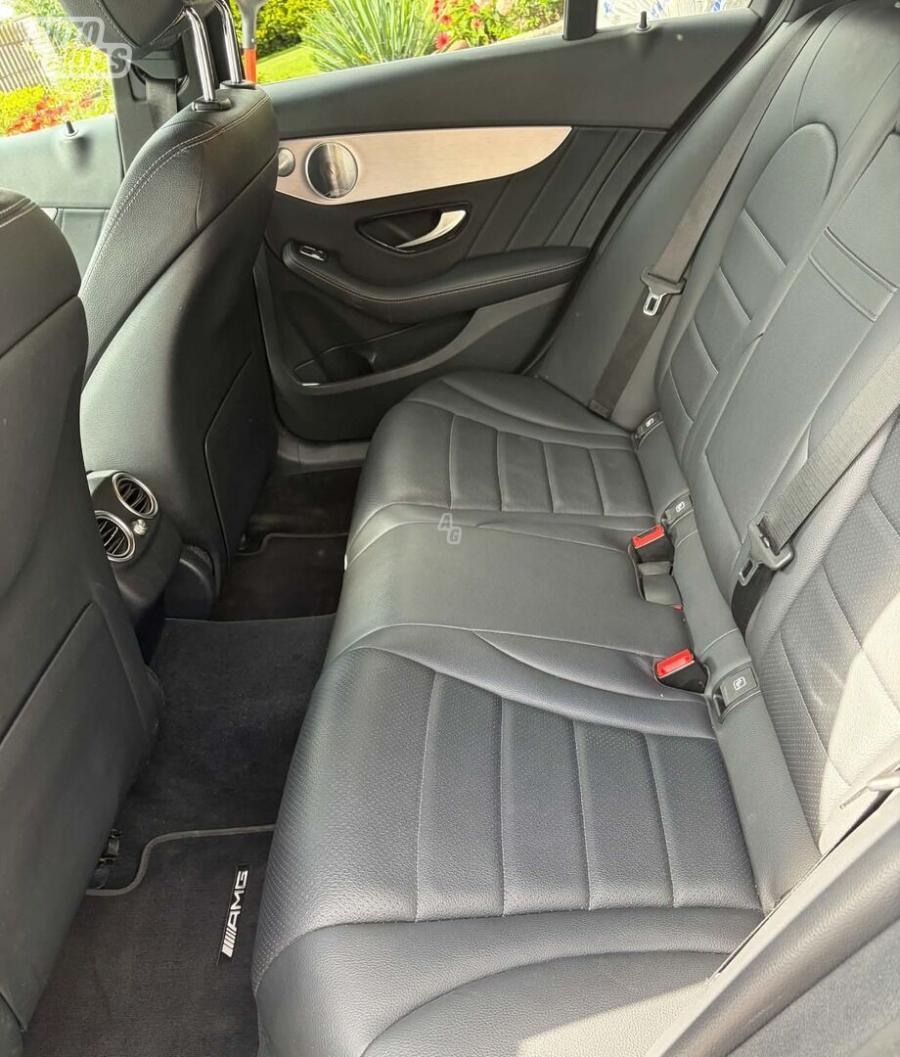 White Mercedes-Benz C 200 2021 in Kaunas, with an engine capacity of 1.50 L and mileage of 184 thousand km for 25990 €, photo 12 on AUTOMOTO.COM.LV