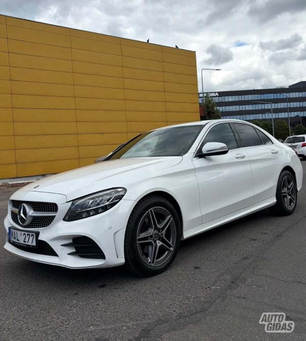 Balts Mercedes-Benz C 200 2021 Kauņa, ar dzinēja tilpumu 1.50 L un nobraukumu 184 tūkst. km par 25990 €, foto  vietnē AUTOMOTO.COM.LV