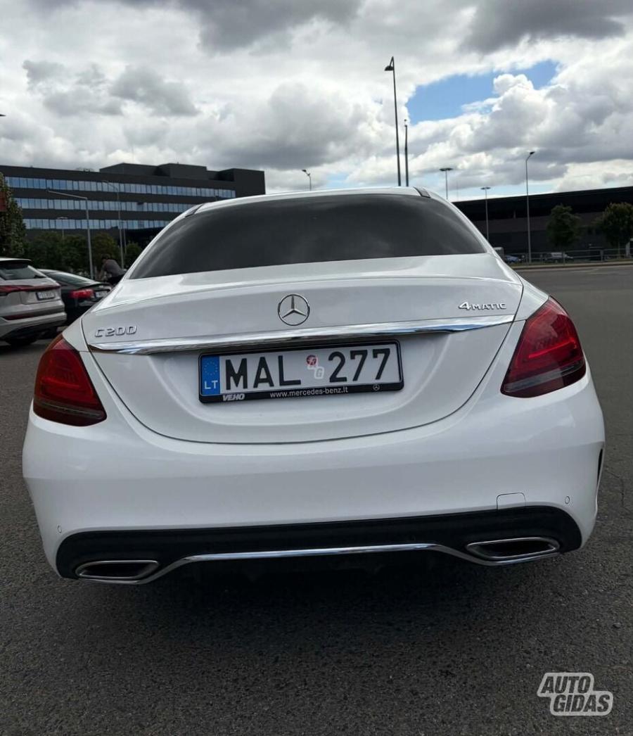 Balts Mercedes-Benz C 200 2021 Kauņa, ar dzinēja tilpumu 1.50 L un nobraukumu 184 tūkst. km par 25990 €, foto 5 vietnē AUTOMOTO.COM.LV