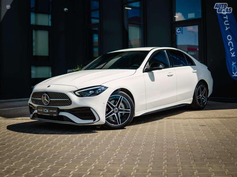 Balts Mercedes-Benz C 200 2024 Kauņa, ar dzinēja tilpumu 2.00 L un nobraukumu 23 tūkst. km par 38950 €, foto 3 vietnē AUTOMOTO.COM.LV