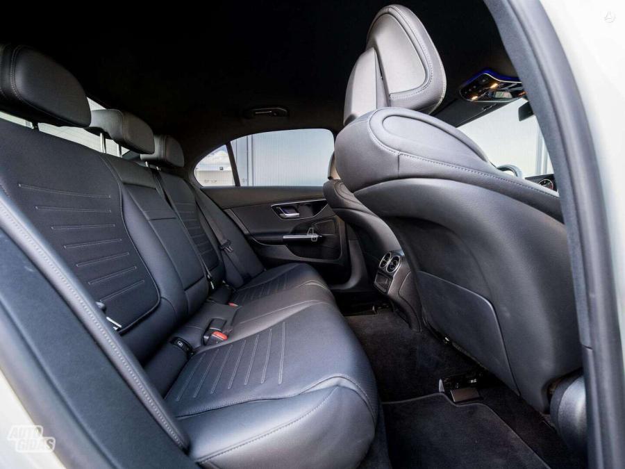 Balts Mercedes-Benz C 200 2024 Kauņa, ar dzinēja tilpumu 2.00 L un nobraukumu 23 tūkst. km par 38950 €, foto 36 vietnē AUTOMOTO.COM.LV