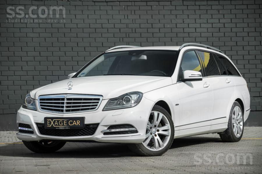 White Mercedes-Benz C 200 2011 in Tukums, with an engine capacity of 2.20 L and mileage of 0 thousand km for 2490 €, photo 1 on AUTOMOTO.COM.LV
