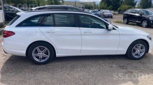 White Mercedes-Benz C 200 2015 in Riga, with an engine capacity of 1.60 L and mileage of 269 thousand km for 11500 €, photo 4 on AUTOMOTO.COM.LV