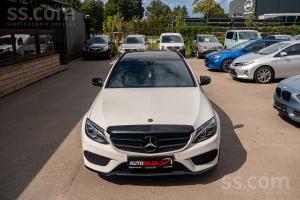 White Mercedes-Benz C 200 2016 in Riga, with an engine capacity of 2.20 L and mileage of 0 thousand km for 9950 €, photo 5 on AUTOMOTO.COM.LV