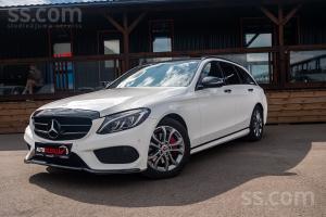 White Mercedes-Benz C 200 2016 in Riga, with an engine capacity of 2.20 L and mileage of 0 thousand km for 9950 €, photo 7 on AUTOMOTO.COM.LV